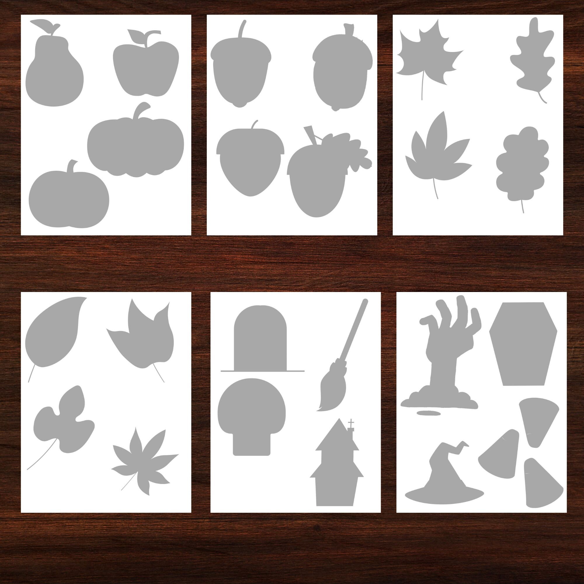 Halloween Printable Template, Fall Template Printable, Print and Cut ...