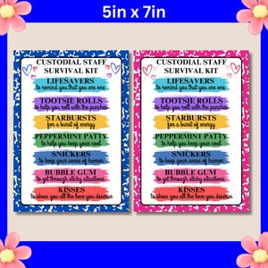 Custodian Day Gift Tags, School Custodian Staff Appreciation, Custodian ...