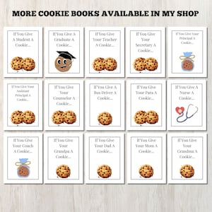 If You Give Your Teacher A Cookie Gift Book Printable, Teacher ...