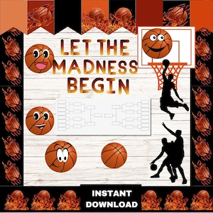 March Madness Basketball Bulletin Board Kit: Classroom Door Decor ...