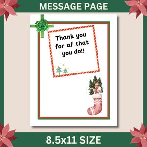 If You Give a Teacher a Cookie Gift Book Printable, Teacher Christmas ...