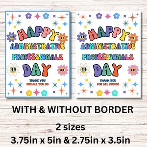 Administrative Professional Gift Tags, Administrative Assistant Day ...