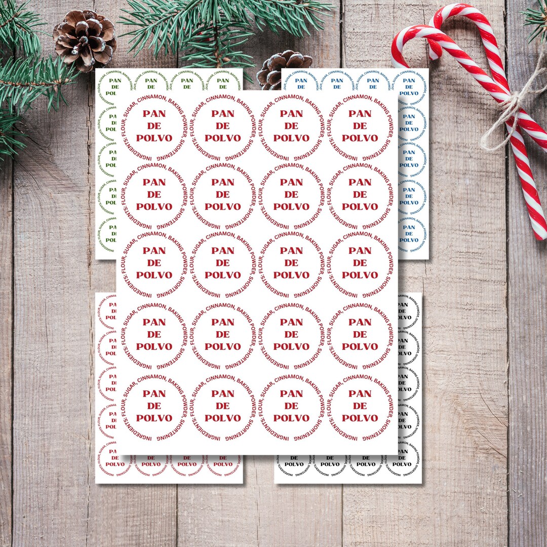 Pan De Polvo Cookie Tags, Mexican Wedding Cookies Tags, Hojarascas De ...