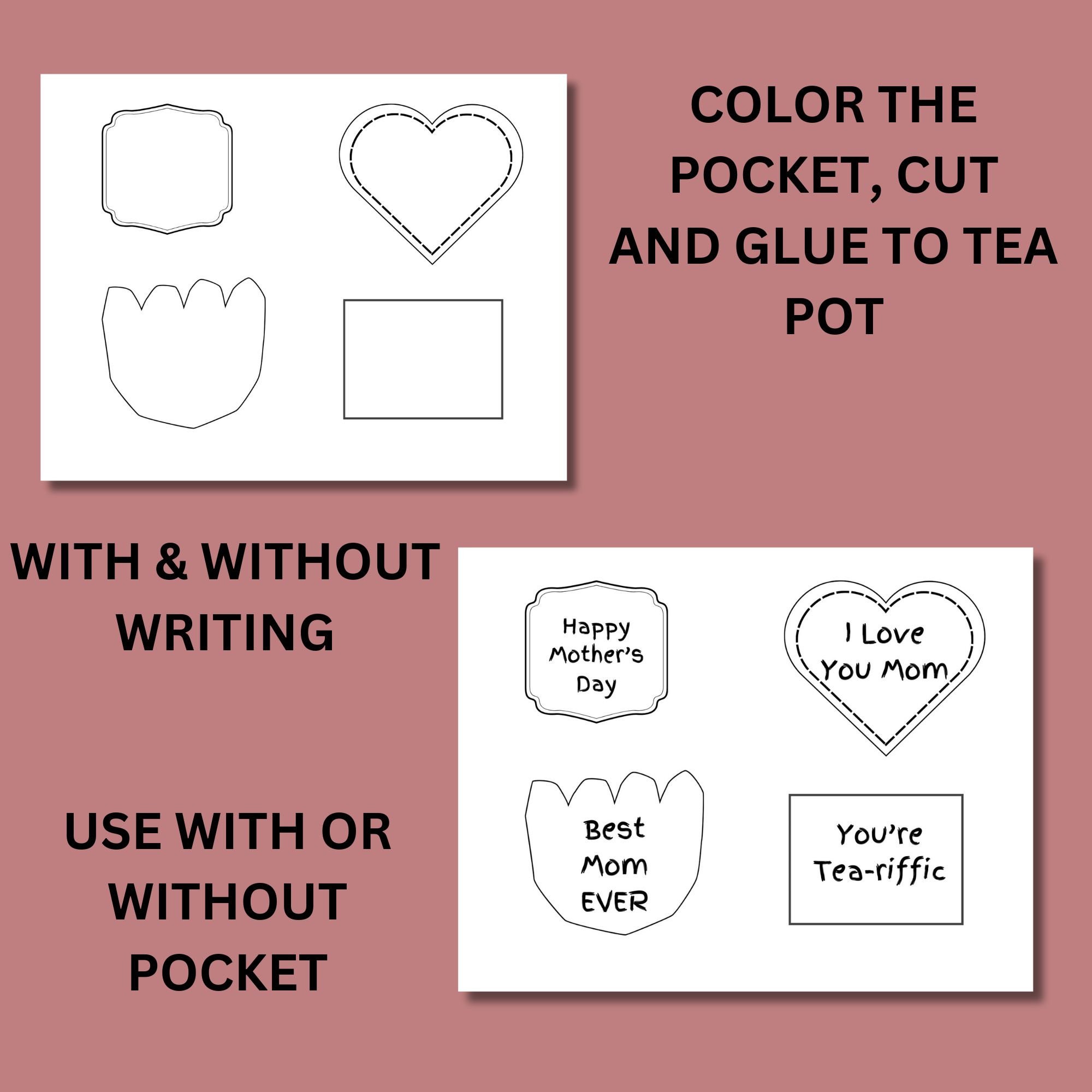 Mother's Day Teapot Craft, Classroom Craft for Children, Kids Sunday ...