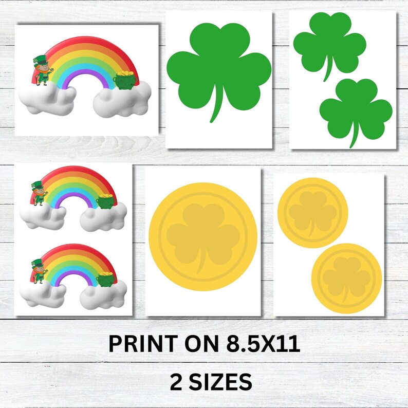 St Patricks Day Bulletin Board Kit Printable Editable, St Patricks Day ...