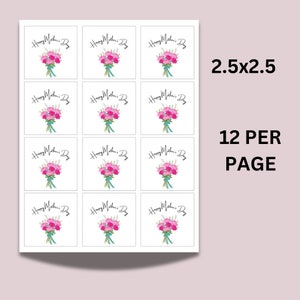 Mothers Day Gift Tag, Square Tag, Mother’s Day Hang Tag, Printable Gift ...