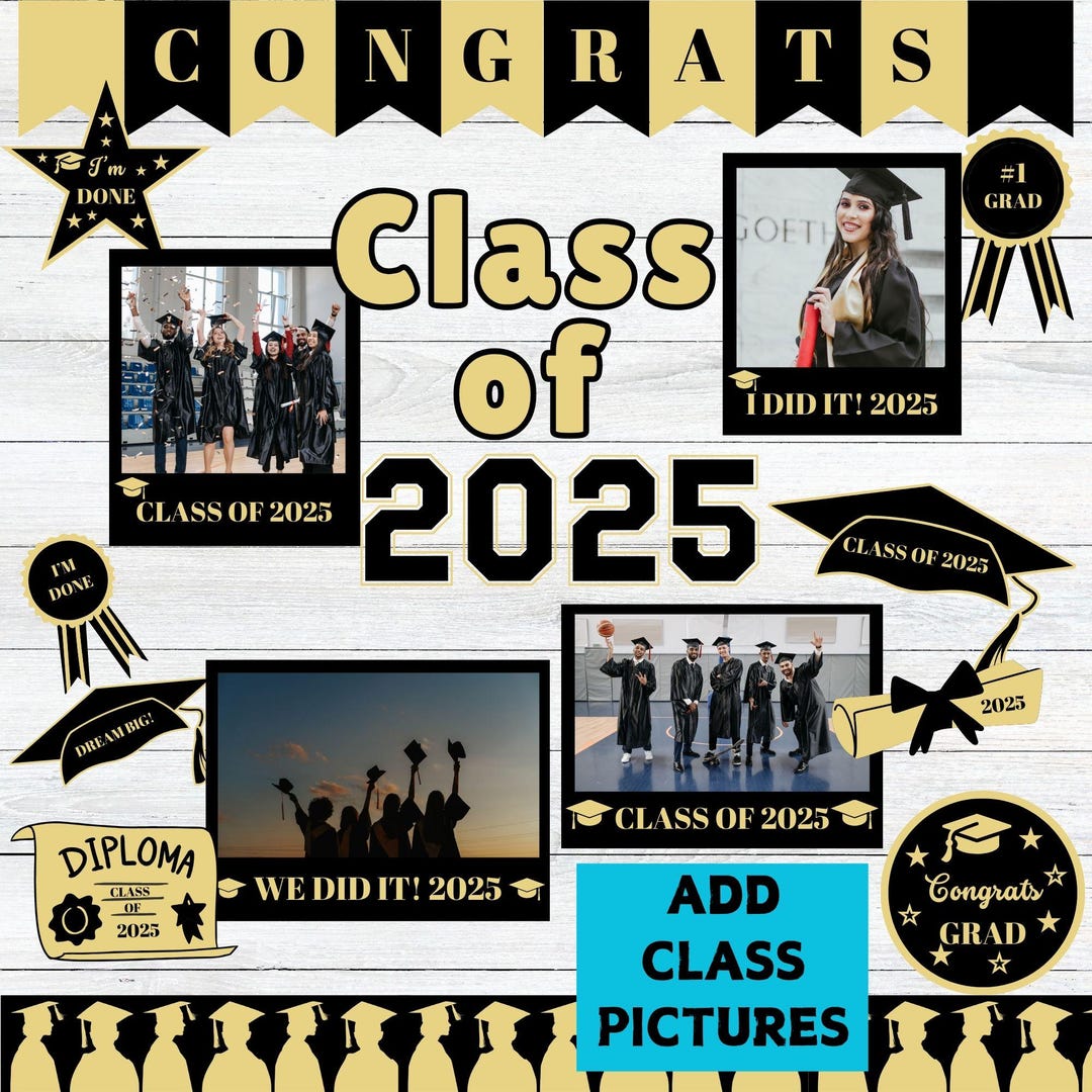 Graduation Bulletin Board Kit Printable 2025, May Bulletin Board ...
