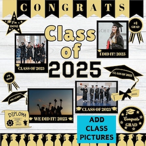 Graduation Bulletin Board Kit Printable 2025, May Bulletin Board ...