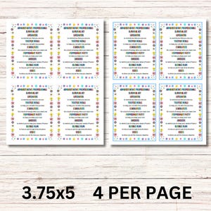 Administrative Professional Gift Tags, Administrative Assistant Day ...