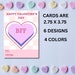 Printable Valentine's Day Cards, Classroom Valentine's Day Cards for ...