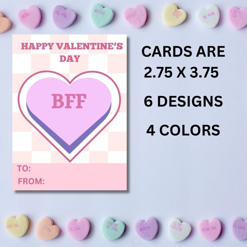 Printable Valentine's Day Cards, Classroom Valentine's Day Cards for ...