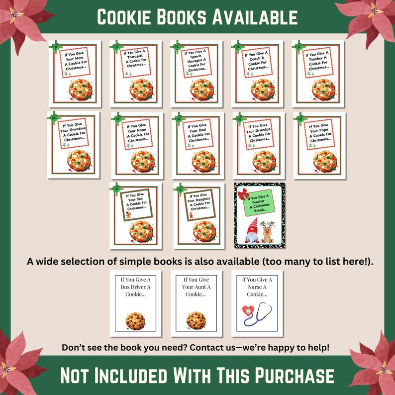 If You Give Your Teacher A Cookie Gift Book Printable, Teacher ...