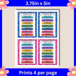 Custodian Day Gift Tags, School Custodian Staff Appreciation, Custodian ...