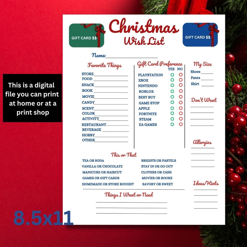 Christmas Wish List for Teens, Christmas Gifts for Gamers, Christmas ...