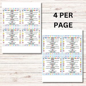 Testing Day Snack Tag Printable Classroom Treat Tag, Test Printable ...