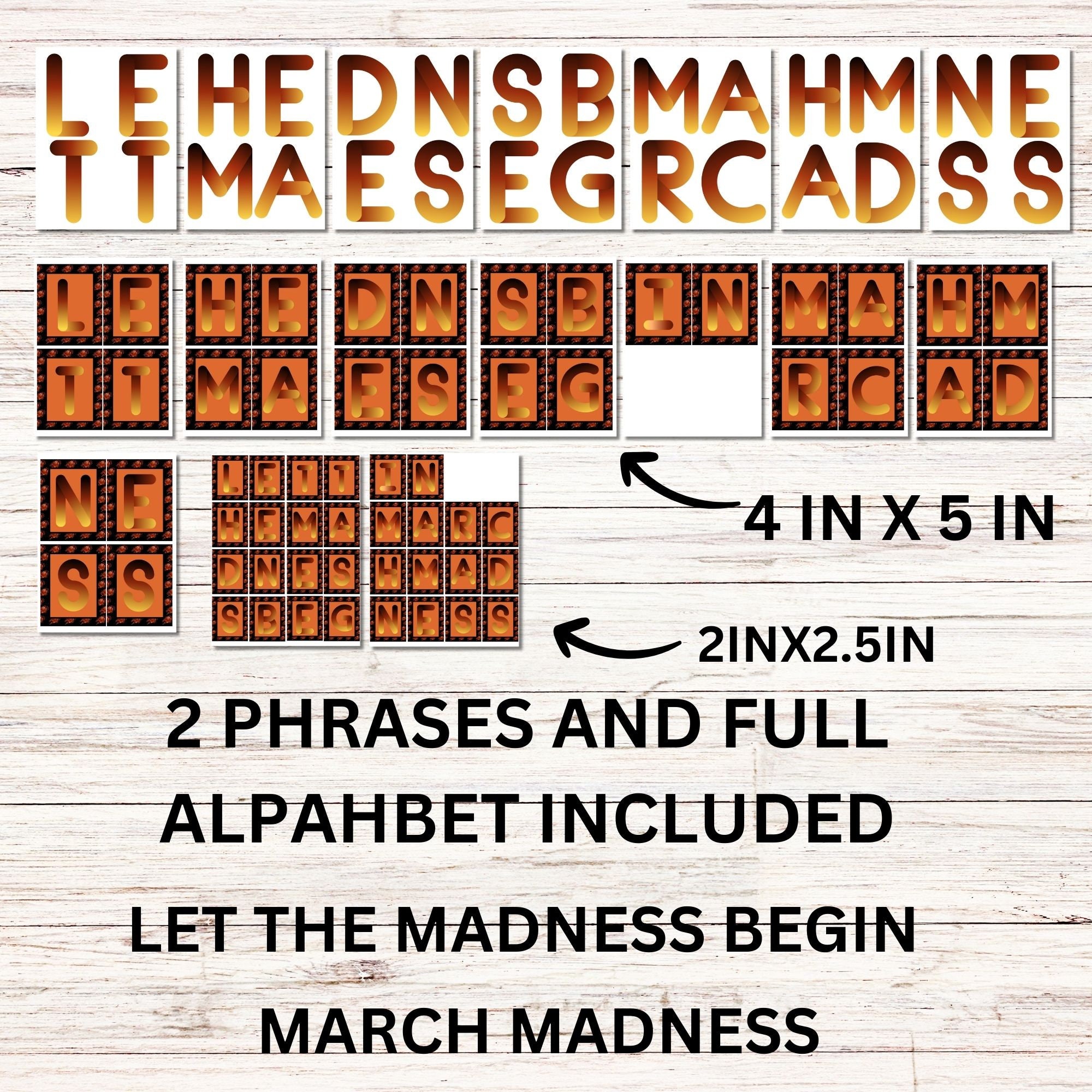 March Madness Bulletin Board Printable, Let the Madness Begin ...