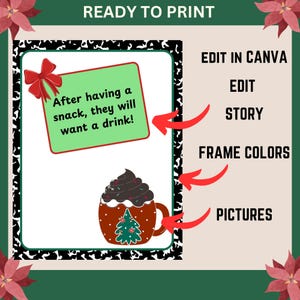 If You Give a Teacher a Cookie Gift Book Printable, Teacher Christmas ...