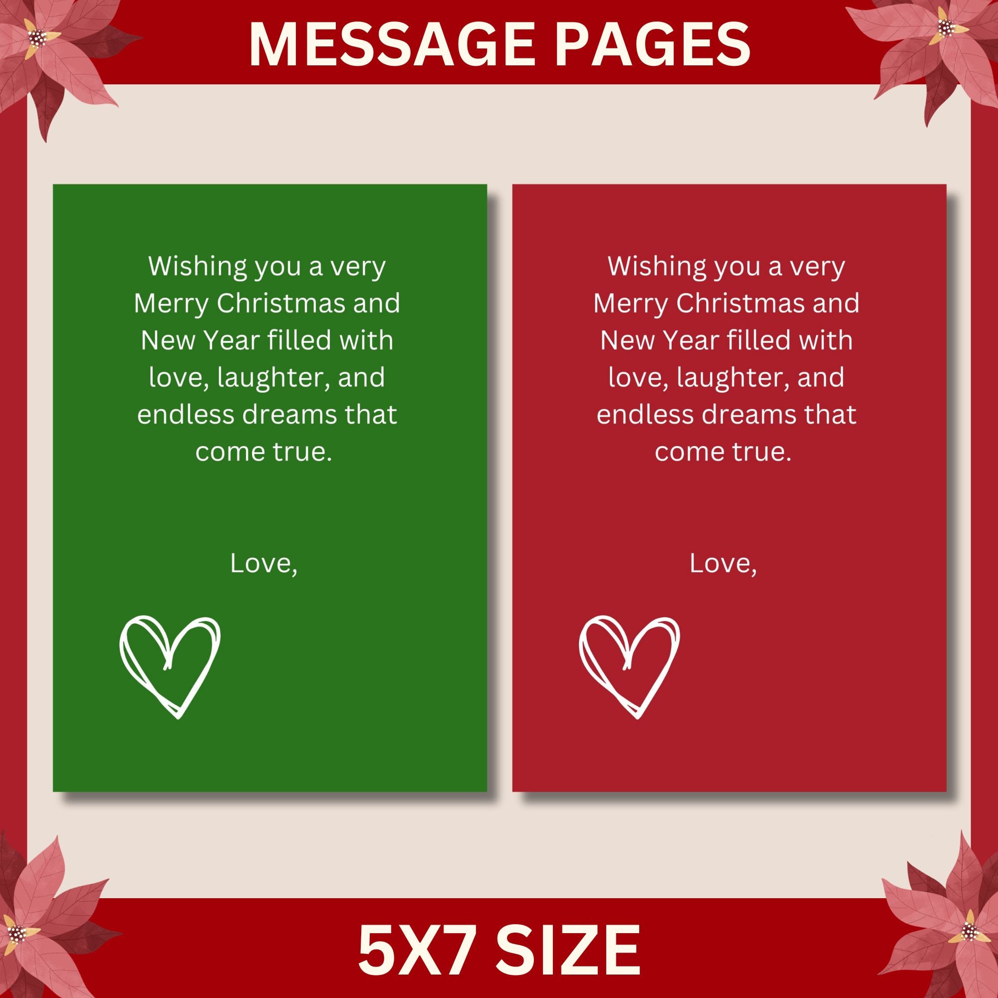 Christmas Gift Card Book, Printable Christmas Gift for Kids, Christmas ...