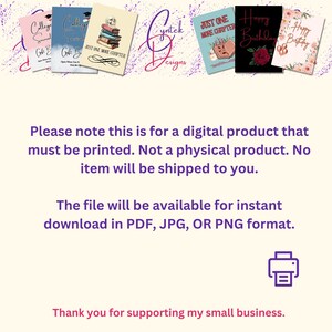 College Gift Card Book, College Care Package, Printable College Gift ...