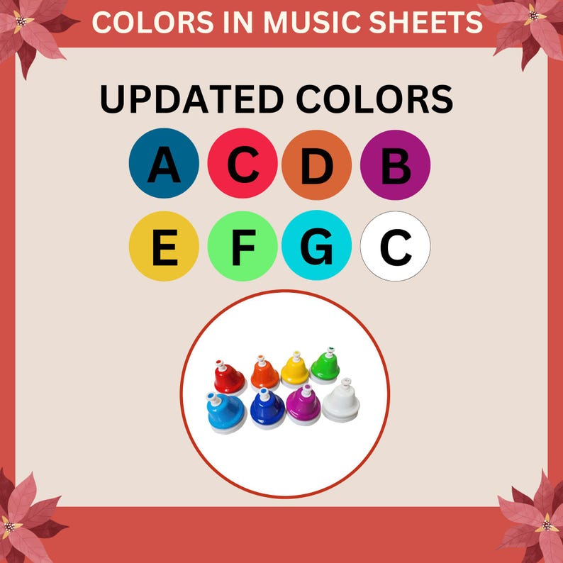 Handbell Sheet Music Instant Digital Download, Printable Hand Bell ...