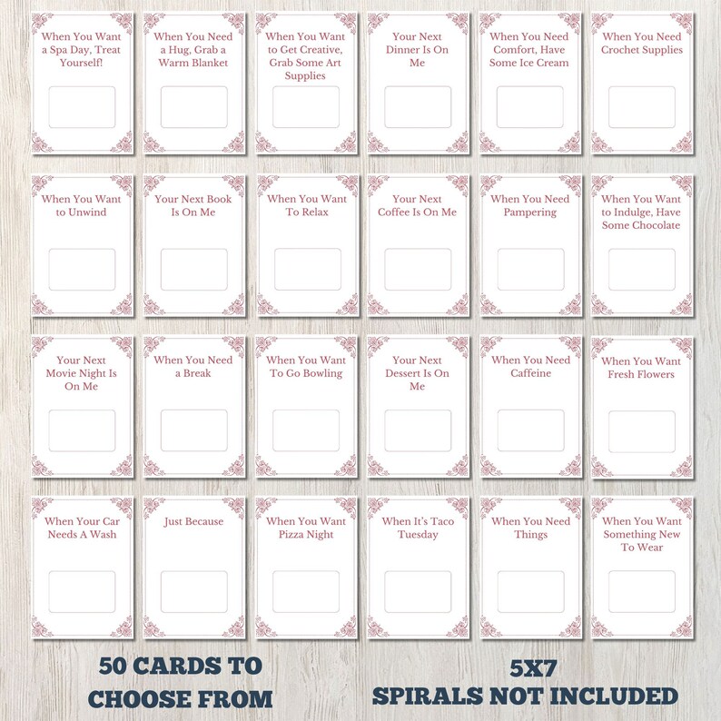 Mothers Day Gift Card Book , Mother’s Day Gift From Siblings, Printable ...