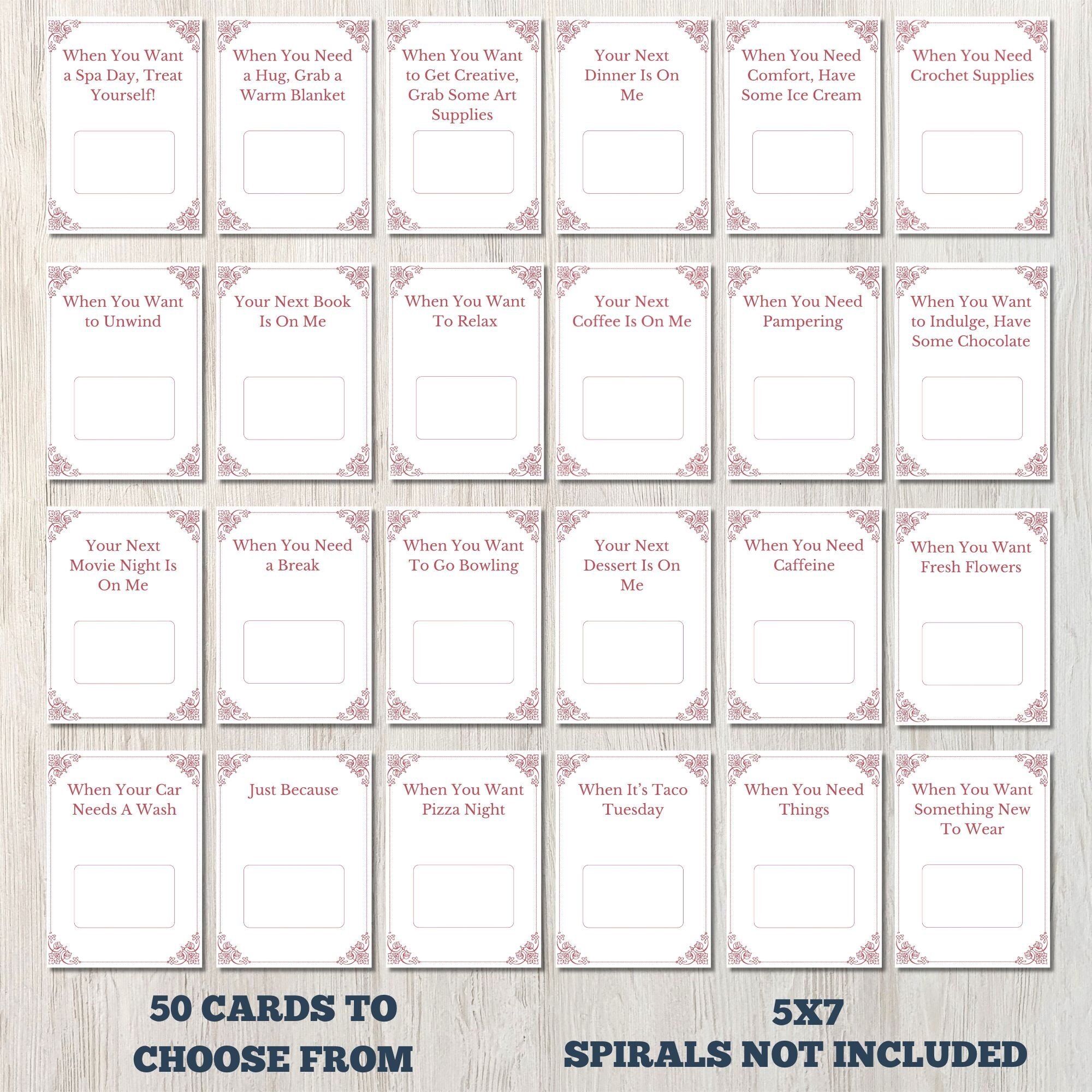 Mothers Day Gift Card Book , Mothers Day Gift From Siblings, Printable ...