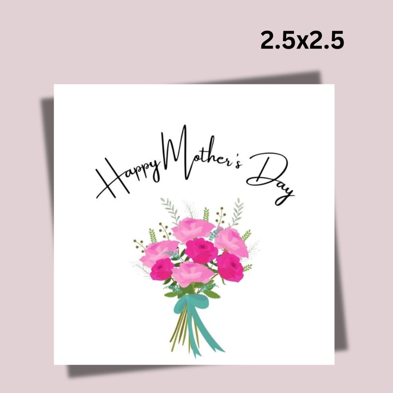 Mothers Day Gift Tag, Square Tag, Mother’s Day Hang Tag, Printable Gift ...