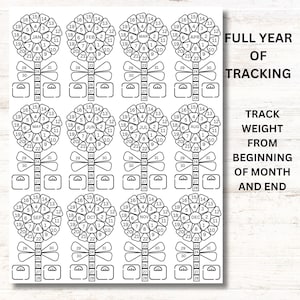 2024 Workout Tracker Color, Digital Workout Tracker, Fitness Tracker ...