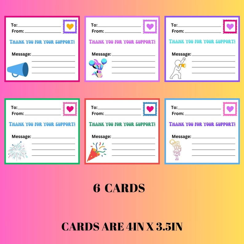 Cheer Fundraiser Candy Gram & Flower Gram Template (printable Editable ...