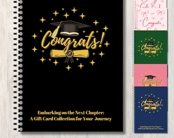 College Gift Card Book, College Care Package, Printable College Gift ...