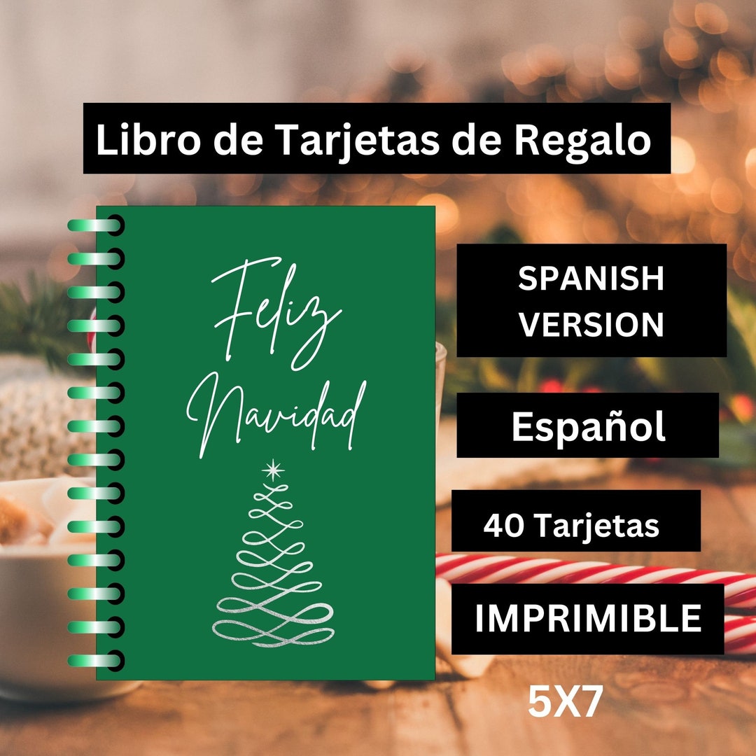 Christmas Gift Card Book, Printable Christmas Gift for Kids, Christmas ...