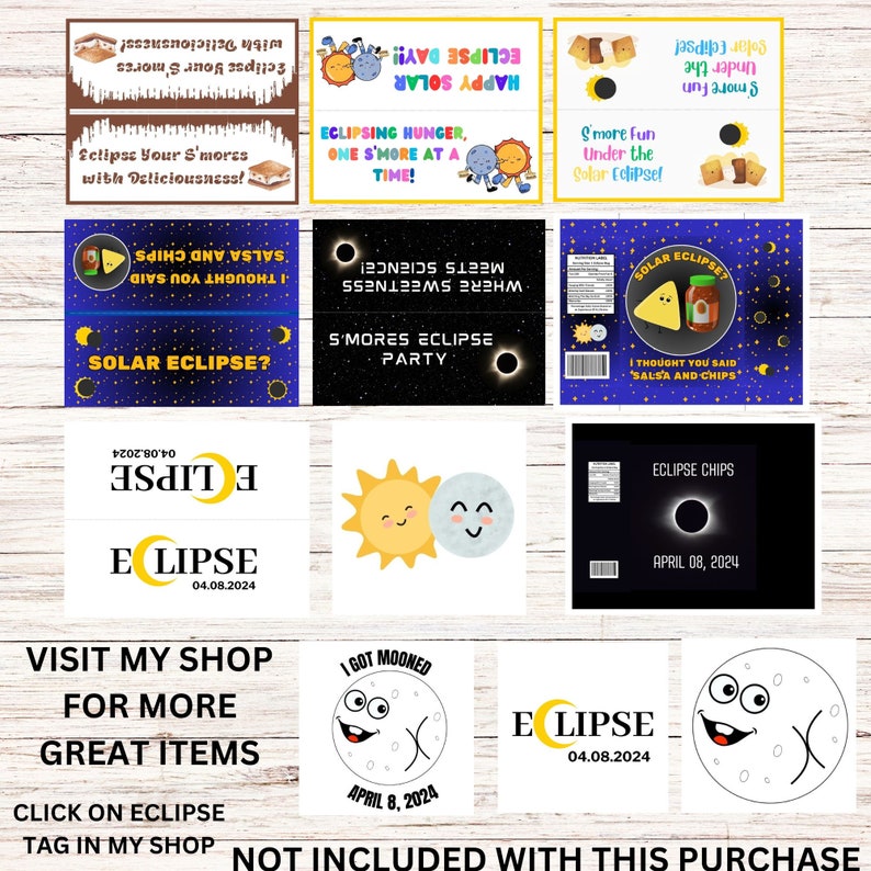Eclipse Games, Eclipse Activities, Printable Bingo Cards, Scavenger ...