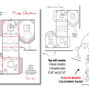 Christmas House - PDF Instant Download | Plus 2 Bonus Christmas ...