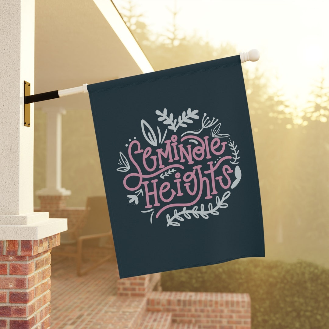 Seminole Heights Floral House Flag Double Sided 24.5x32 - Etsy