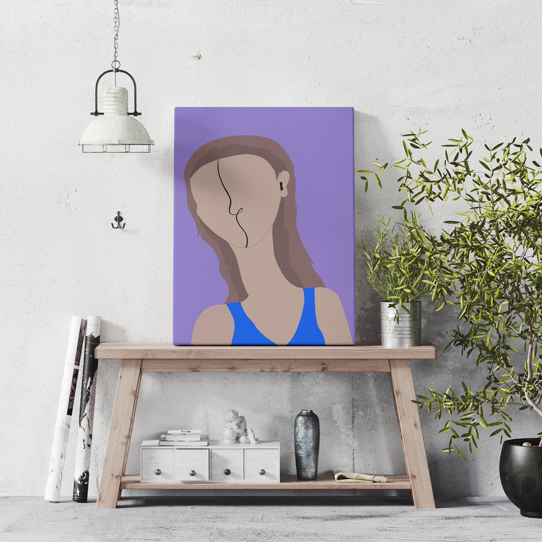 Faceless Girl | Unique Wall Art | Large Canvas | Art Print | Original ...