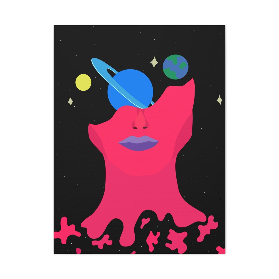 Modern Art Space Art Canvas Print Canvas Painting - Etsy