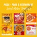 Ultimate Restaurant Template Bundle: Pizza Template, Instagram Post ...