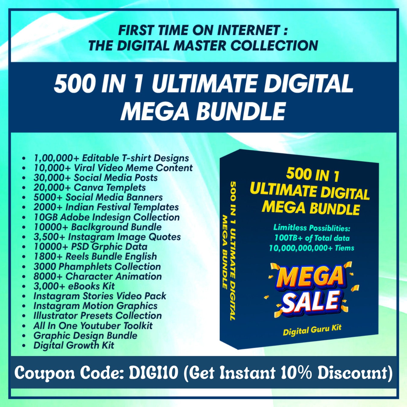 500 in 1 Ultimate Digital Mega Bundle | All in One Digital Bundle ...