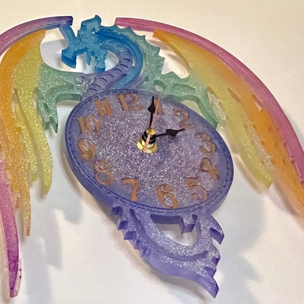 Dragon Clock - Etsy