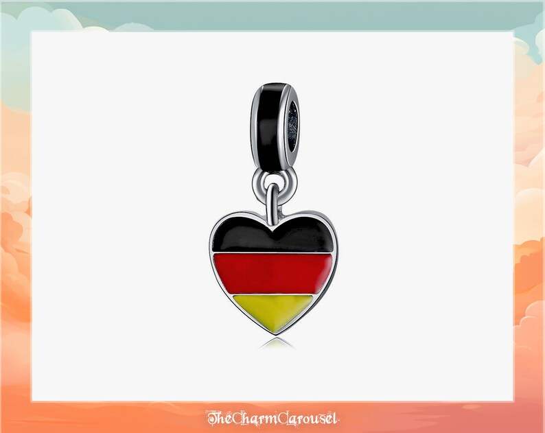 Flag Charm Flags of the Countries, World of Colors Flag Bead Pendants ...
