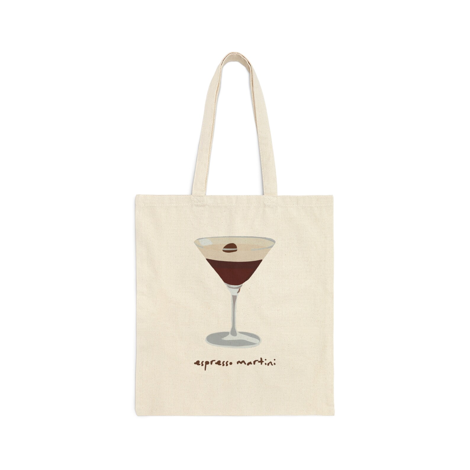 Espresso Martini Cocktail Recipe Canvas Tote Bag - Etsy