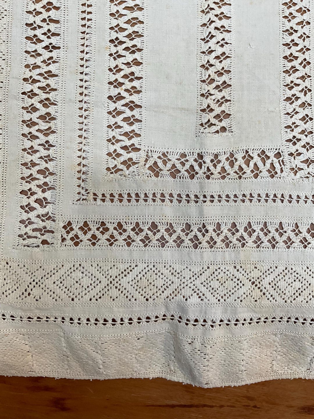 Lace Sampler of Several Different Types of Needle, Work or Weaving. It ...