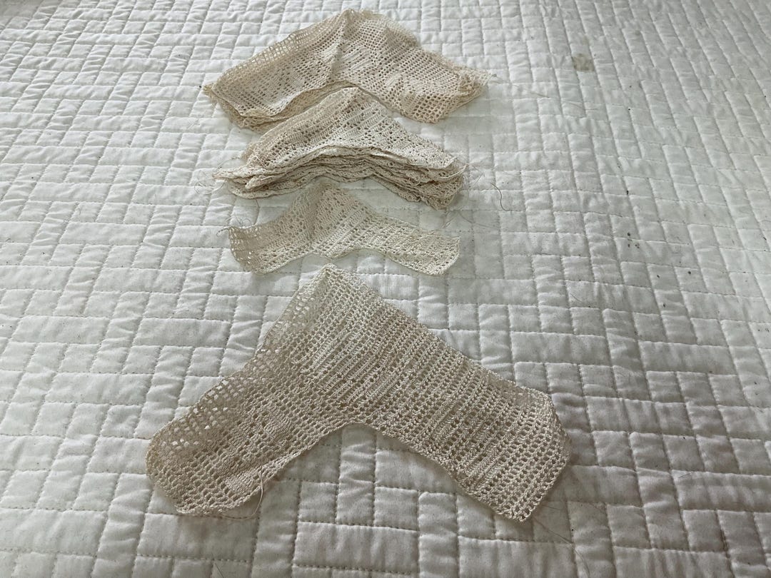 Fillet Crochet Inserts Two Sizes - Etsy