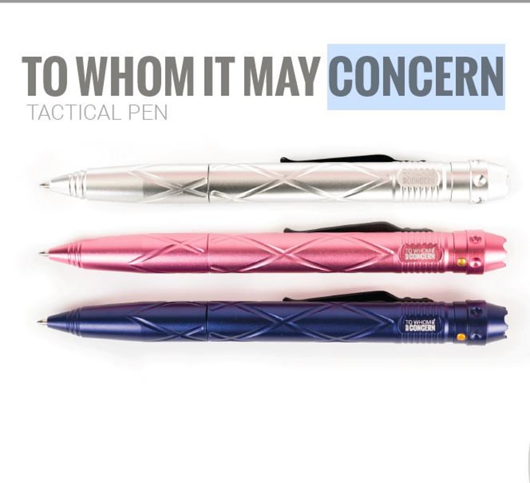 To Whom It May Concern Tactical Ink Pen - Etsy