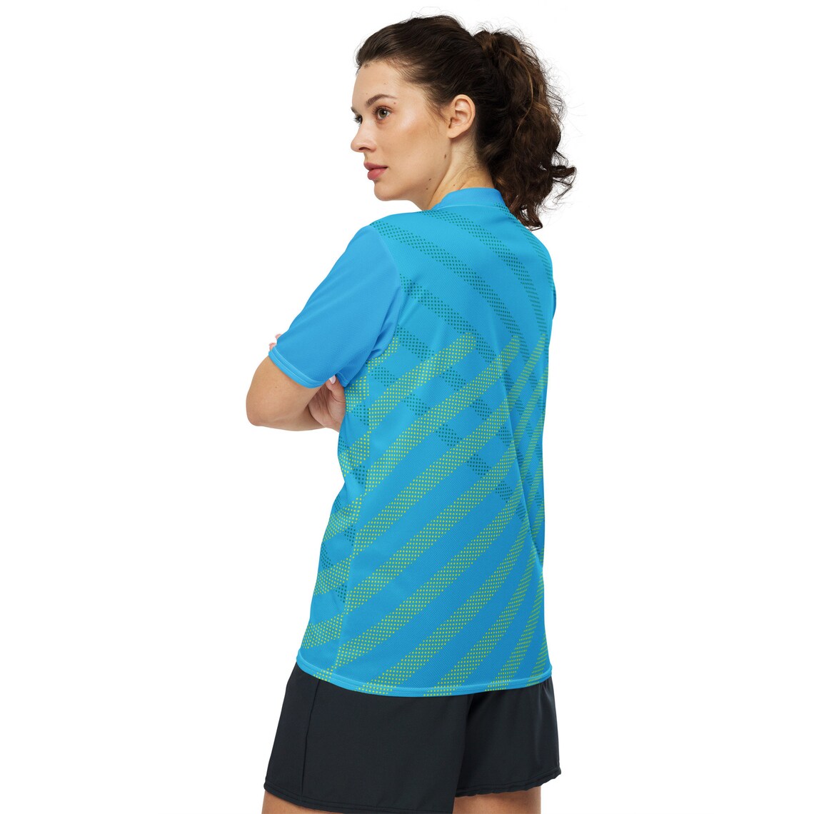 Unisex Sports Jersey Blue Moisture-wicking Athletic Tshirt - Etsy