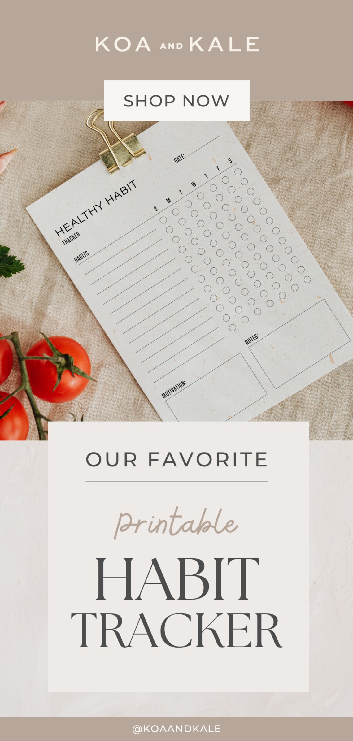 Habit Tracker Printable Healthy Habit Worksheet for Habit Tracking ...
