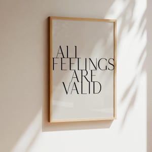 Neutral Calming Therapy Poster Set Neutral Mindset Wall Art Bundle ...