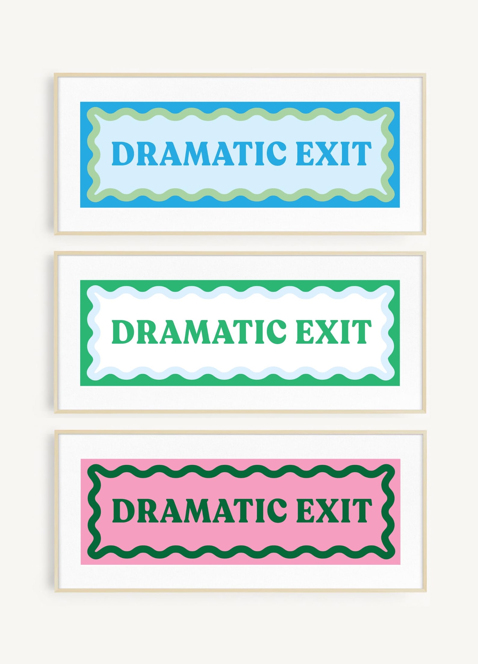 Dramatic Exit Door Topper Print Digital Colorful Exit Sign Printable ...