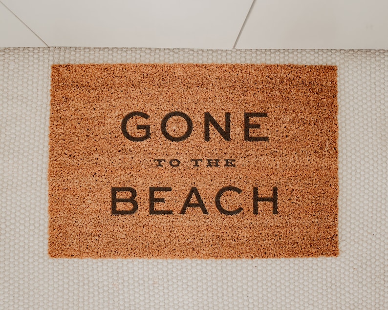 Beach House Welcome Mat Coastal Home Decor for Vacation Home Doormat ...