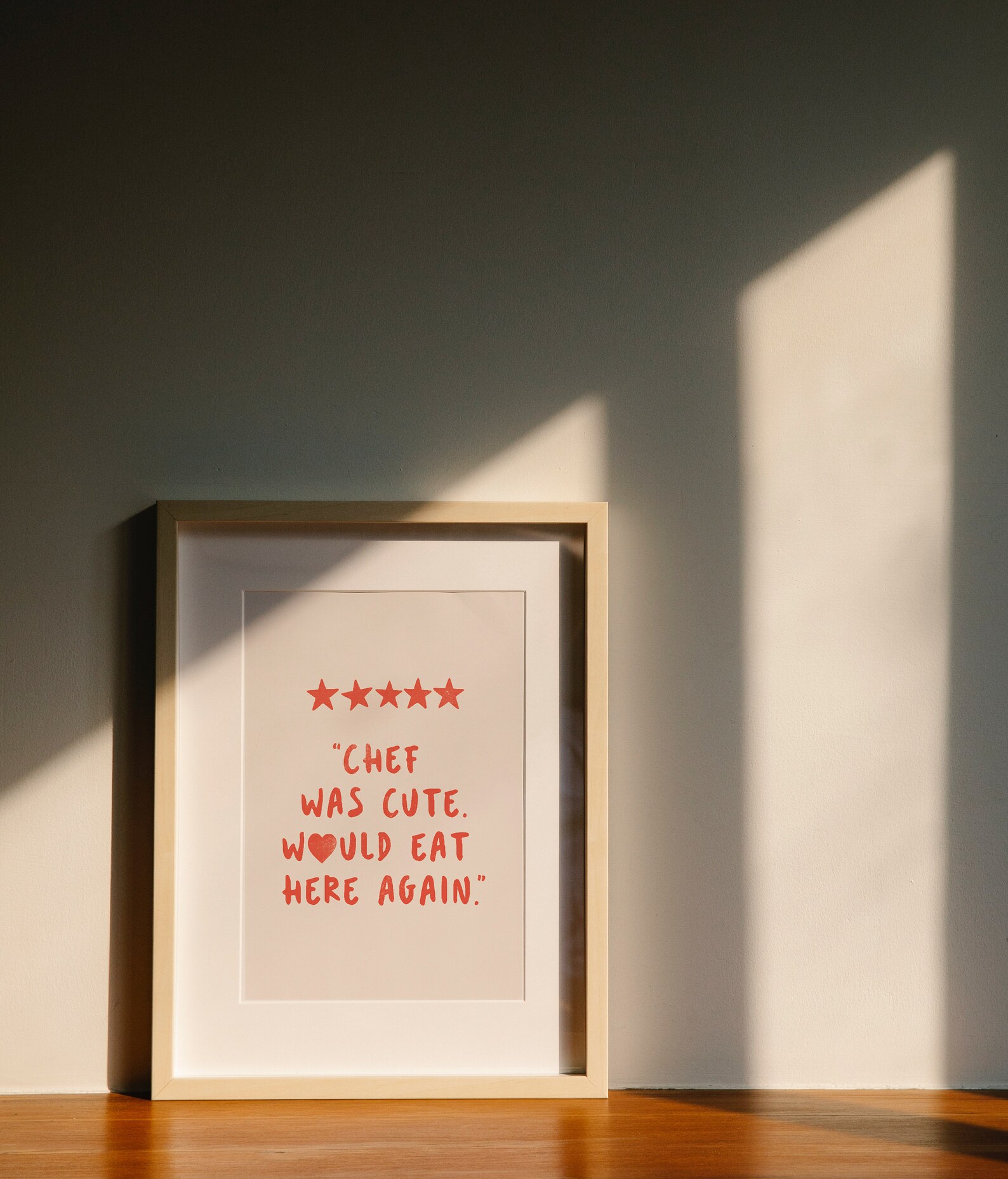 Funny Kitchen Wall Art Food Critic Art Idea for Cooking Enthusiast ...